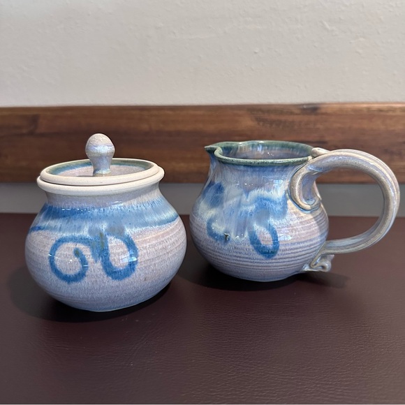Frank Massarella | Dining | Vintage 992 Frank Massarella Blue Glazed ...